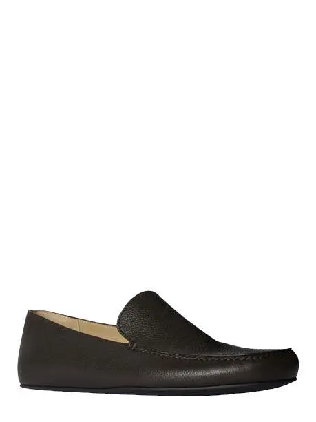 THE ROW Leo Loafer - Lacquer Brown