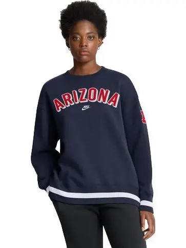 Nike Arizona Wildcats Oversized Legacy Phoenix Sweatshirt - Navy