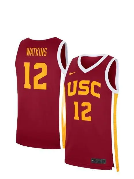 Nike Juju Watkins Usc Trojans Road Replica Basketball Jersey - Cardinal
