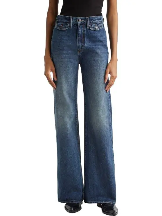 NILI LOTAN Edira Wide-leg Jeans - Simon Wash