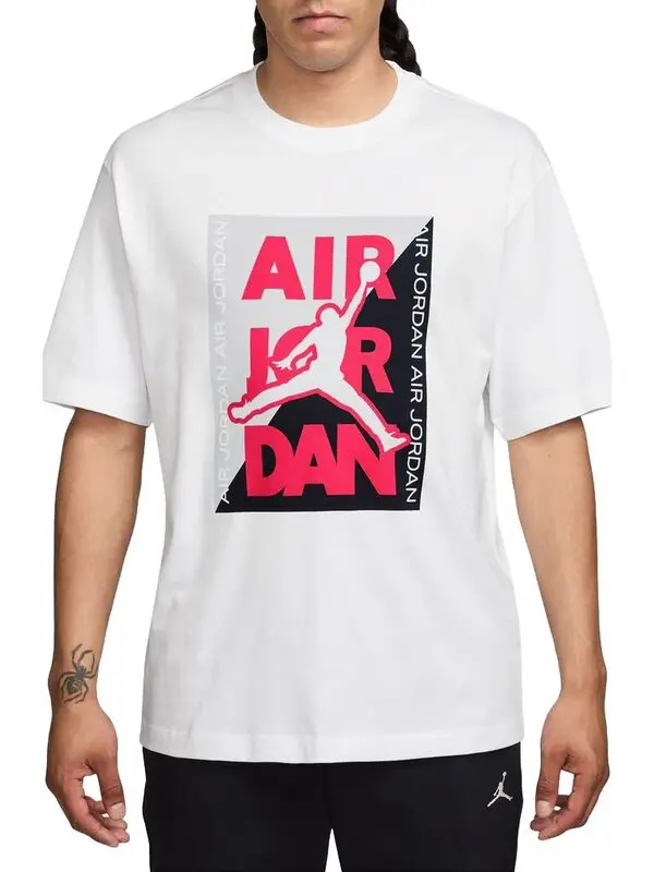 JORDAN Air Cotton Graphic T-shirt - White