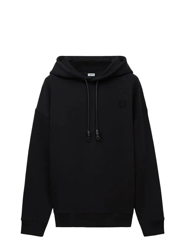 Loewe Relaxed Fit Hoodie - Black