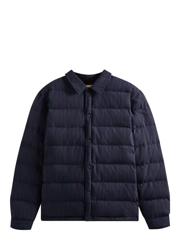 Kith Striped Dover Shirt Jacket - Blue