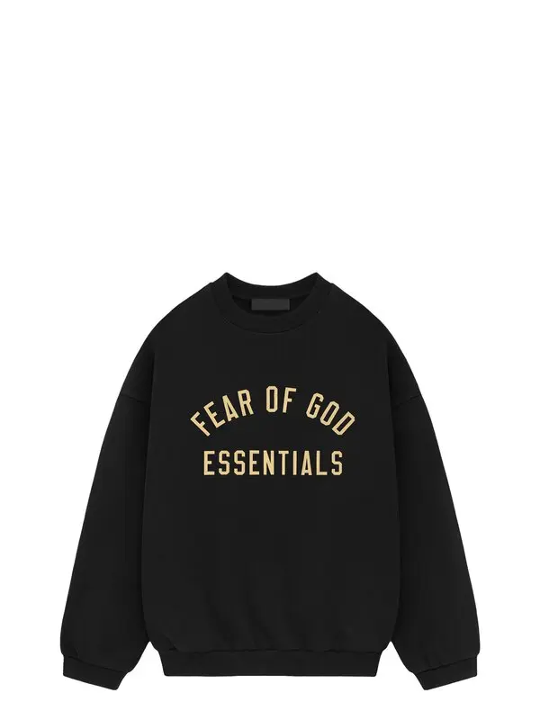Fear Of God Fleece Crewneck - Black
