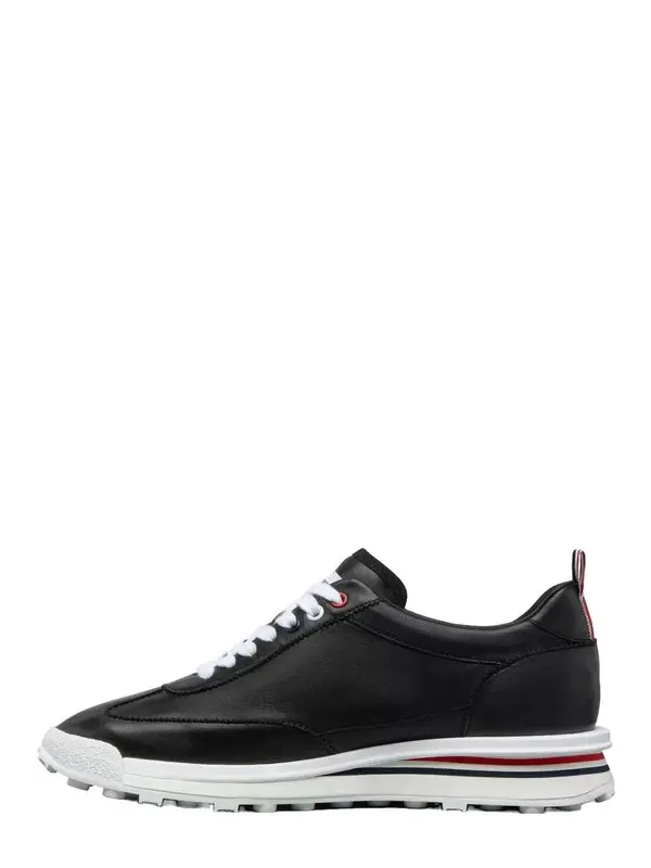 Thom Browne Lace-up Leather Sneakers - Black