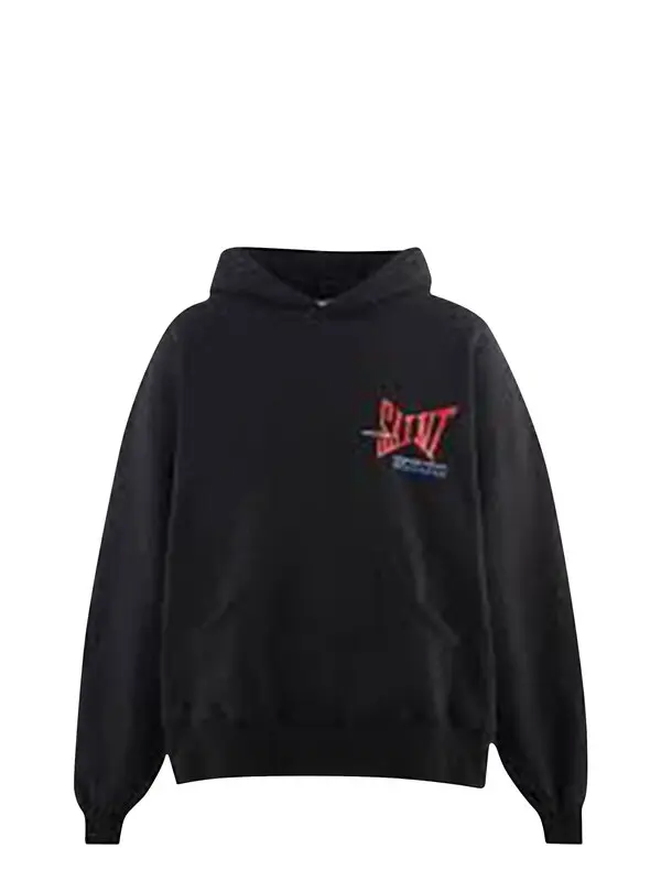 SAINT MXXXXXX Ribbon Saint Hoodie - Black