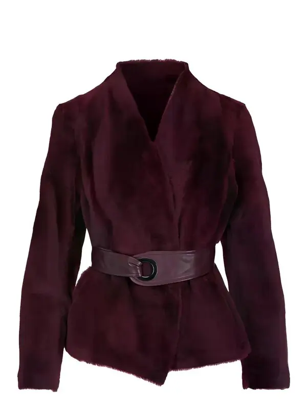 KZ_K STUDIO Belted Jacket - Purple
