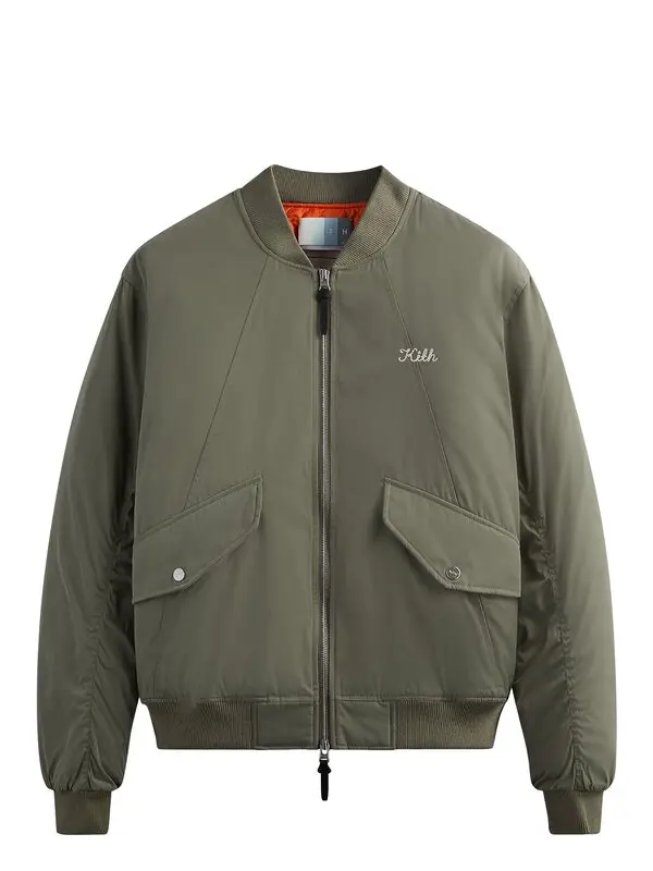 Kith Dumont Flight Bomber Jacket - Green