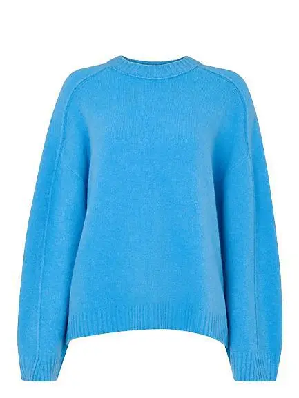 Whistles Wool-blend Jumper - Blue
