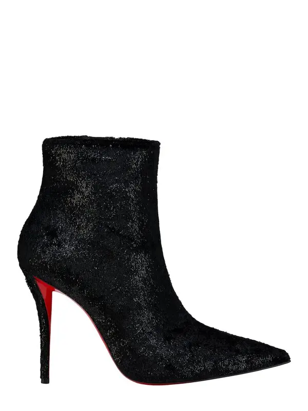 CHRISTIAN LOUBOUTIN Miss Z Booty Ankle Boots - Black