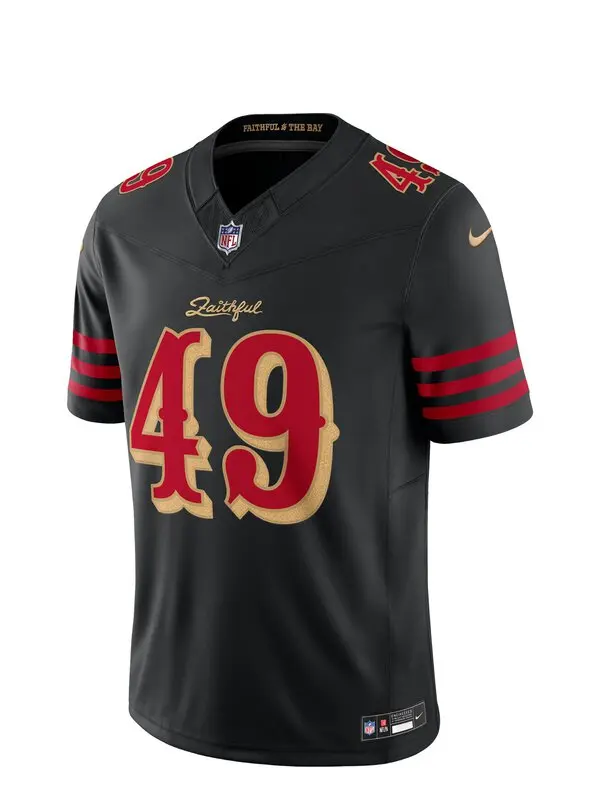 Nike The Faithful San Francisco 49ers Rivalries Collection Dri-fit Nfl Limited Jersey - Black