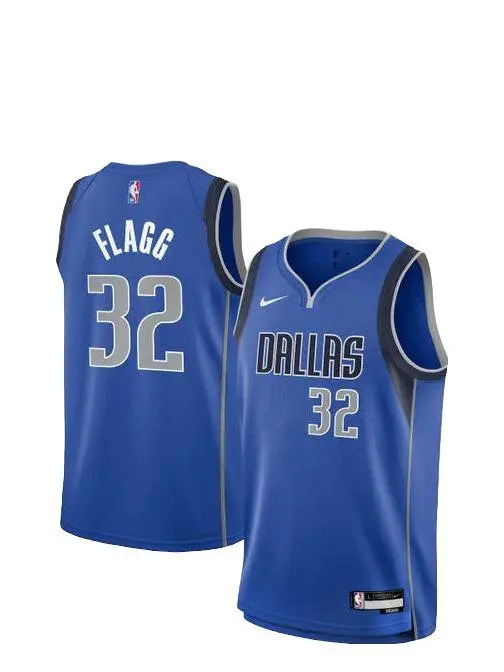 Nike Youth Cooper Flagg Dallas Mavericks Icon Edition Swingman Jersey - Blue