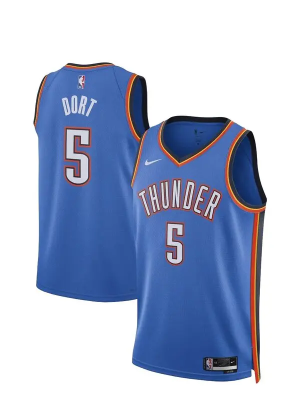 Nike Luguentz Dort Oklahoma City Thunder Swingman Icon Edition Player Jersey - Blue