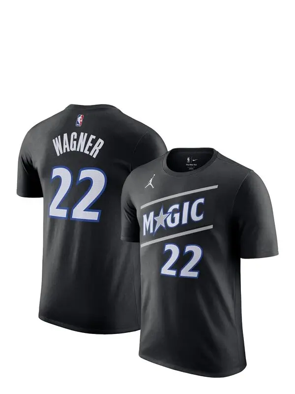 JORDAN BRAND Franz Wagner Orlando Magic Name & Number T-shirt Statement Edition - Black