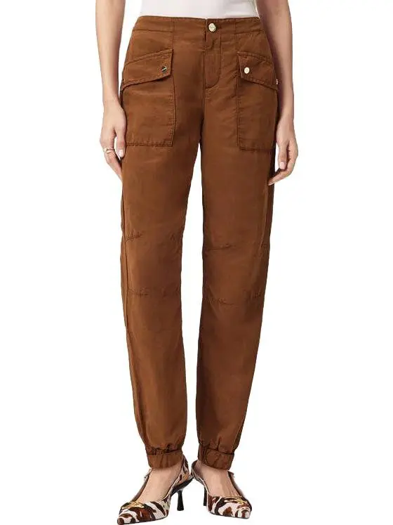 ALLSAINTS Val Twill Cargo Pants - Cognac Brown