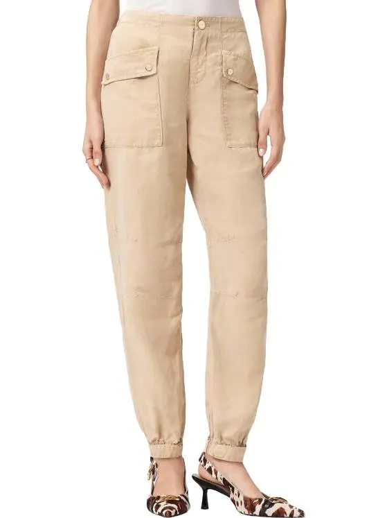 ALLSAINTS Val Twill Cargo Pants - Taupe Brown