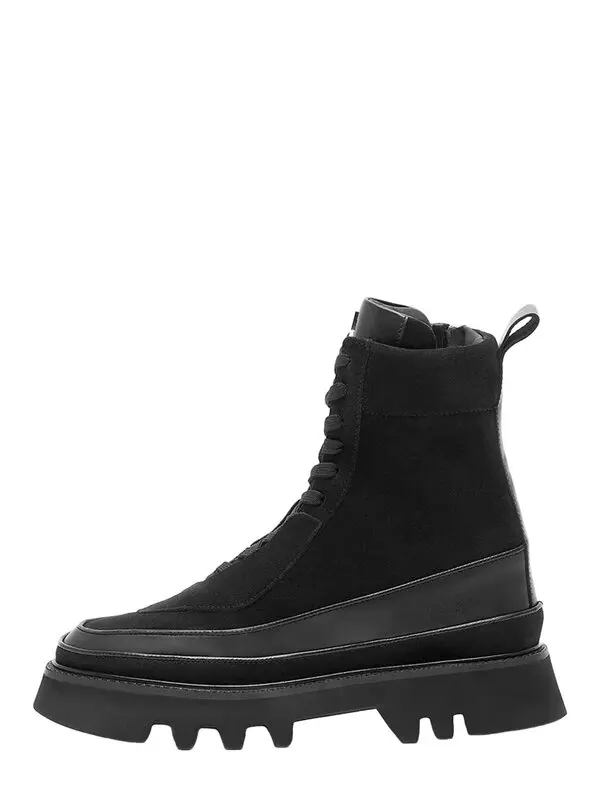 Manière De Voir Le Combat Zip-fastening Boots - Black