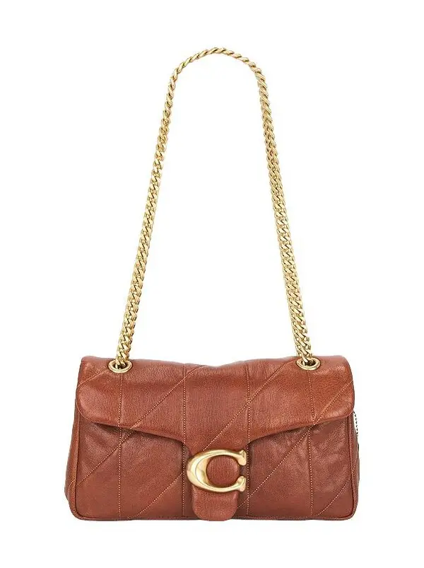 COACH Soft Quilted Tabby Shoulder Bag 26 - Pecan
