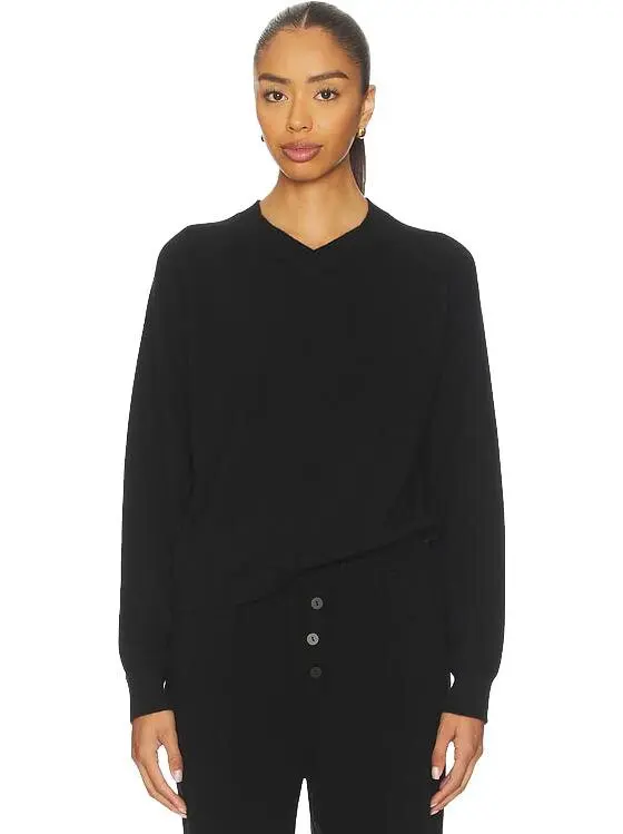 ALL MY LOVE Jess Cashmere Sweater - Onyx