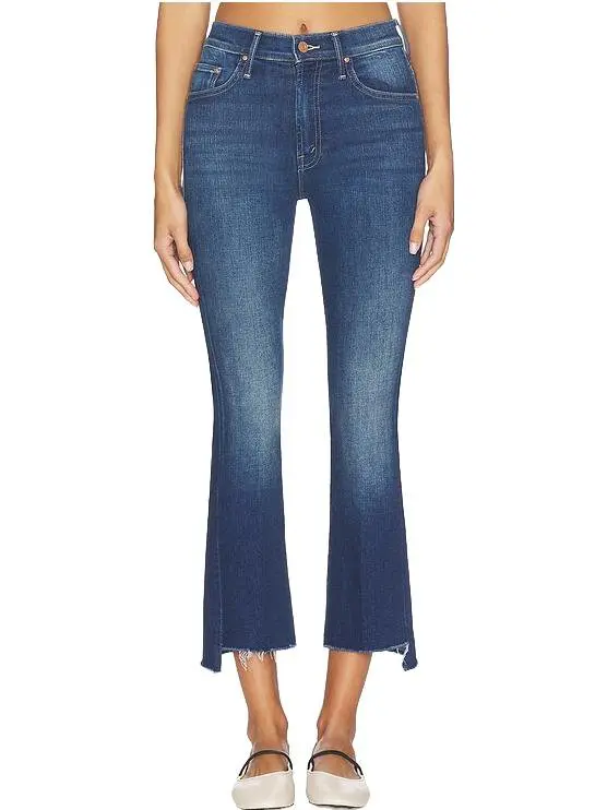 MOTHER The Insider Crop Step Hem Jeans - Trouble Maker