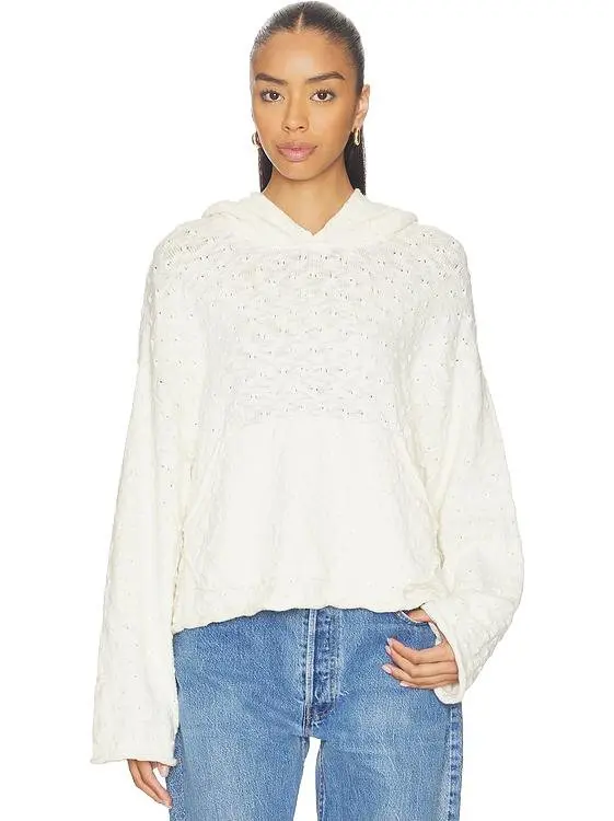 Free People Lake Side Hoodie - Marshmallow