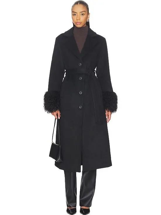 Line & Dot Loxley Coat - Black