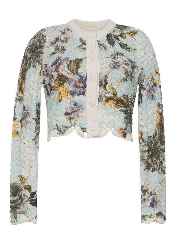 Cara Cara Jolene Cardigan - Margaux Bloom Blue