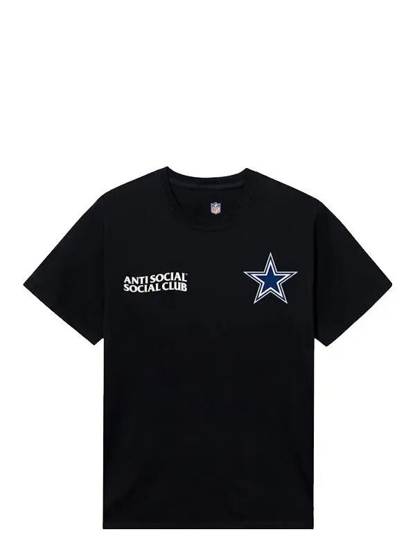 ANTI SOCIAL SOCIAL CLUB X Dallas Cowboys Team Tee Shirt - Black