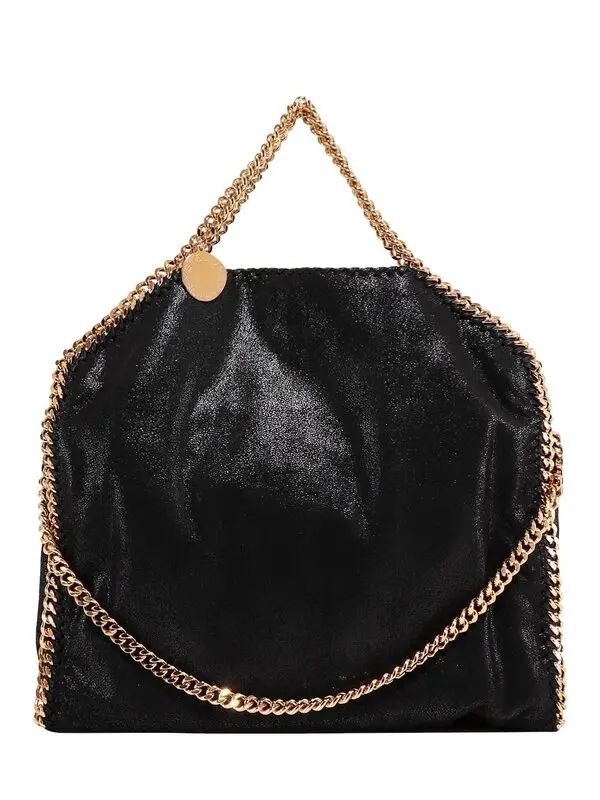 Stella McCartney Falabella Shaggy Deer Shoulder Bag - Black