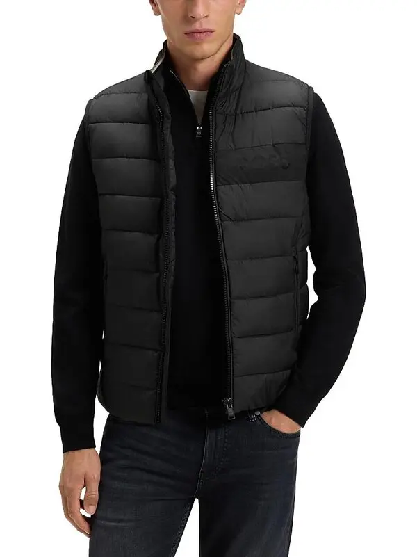 BOSS Regular Fit Vest - Black