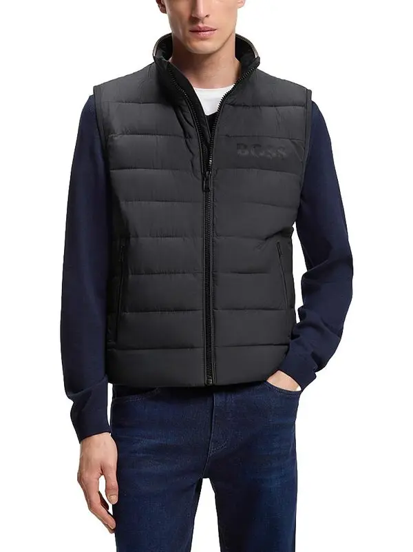 BOSS Regular Fit Vest - Dark Blue