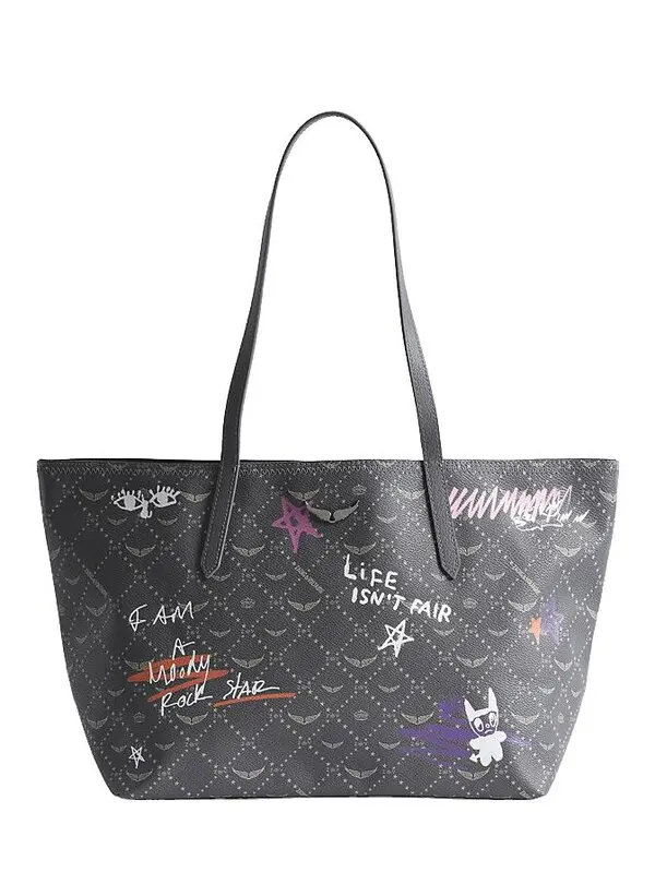 Zadig&Voltaire X Humberto Cruz Z Monogram Tag Shopper Tote - Road