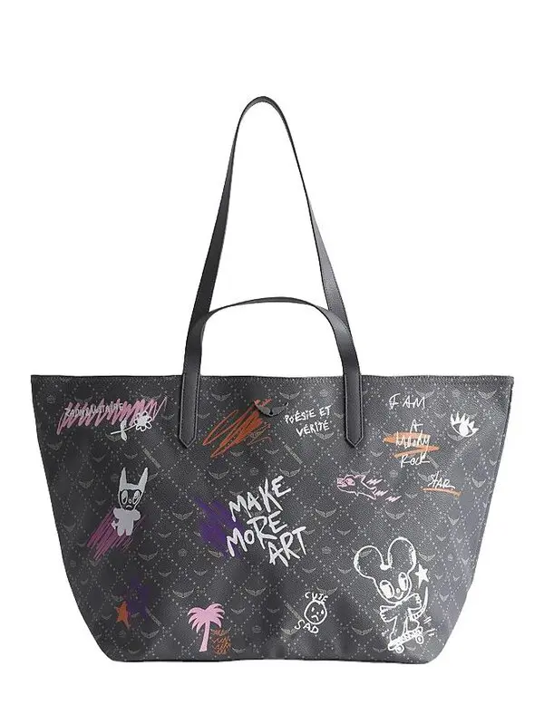 Zadig&Voltaire X Humberto Cruz Z Monogram Tag Shopper Tote - Road