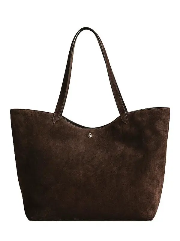 Jenni Kayne Agnes Suede Tote - Chocolate