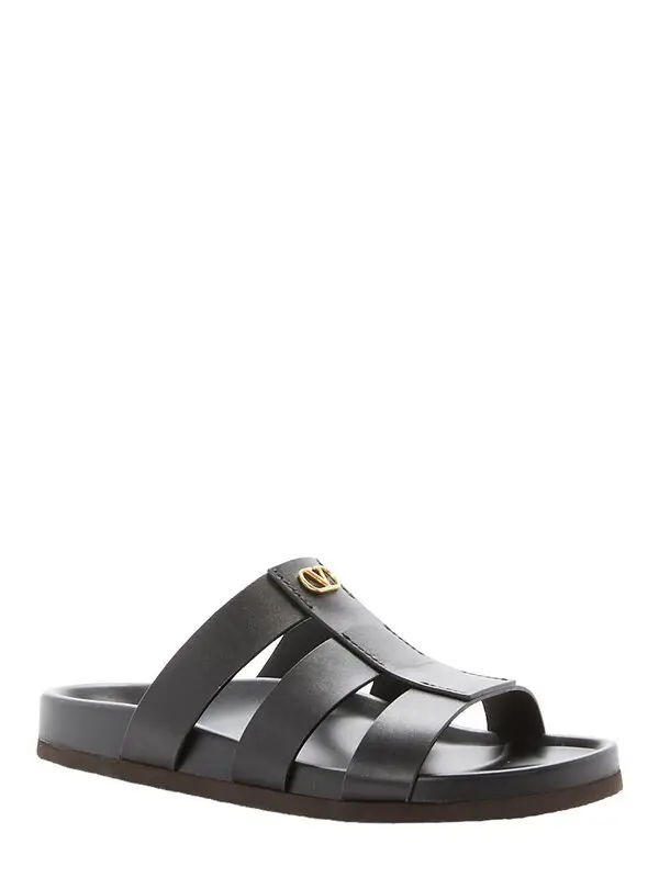Valentino Garavani Leather Sandals - Black