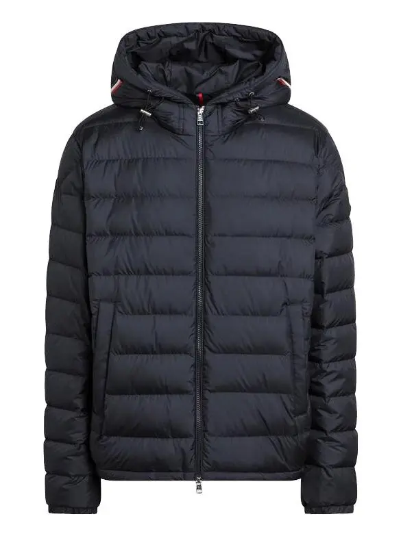Moncler Vermeille Short Padded Jacket With Hood - Blue
