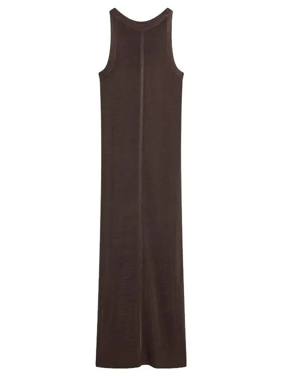 Loulou De Saison Pablo Knitted Dress - Brown