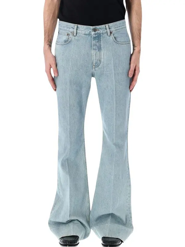 Valentino Garavani Flared Jeans - Light Blue Denim