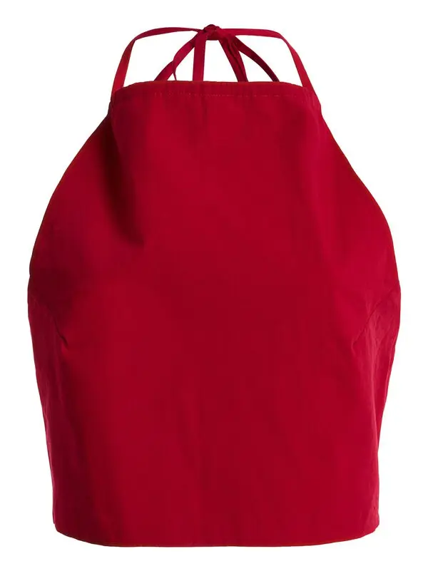 MARLIES GRACE Exclusive Lou Lou Cotton Top - Red
