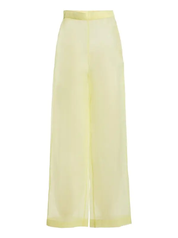MARLIES GRACE Flora Organza Pants - Yellow