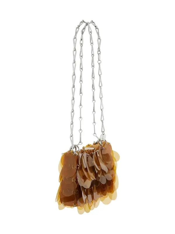 Rabanne Layered Paillette Shoulder Bag - Metallic