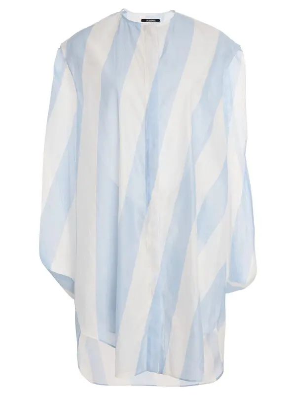 Jacquemus The Berlingot Cotton-blend Dress - Stripe
