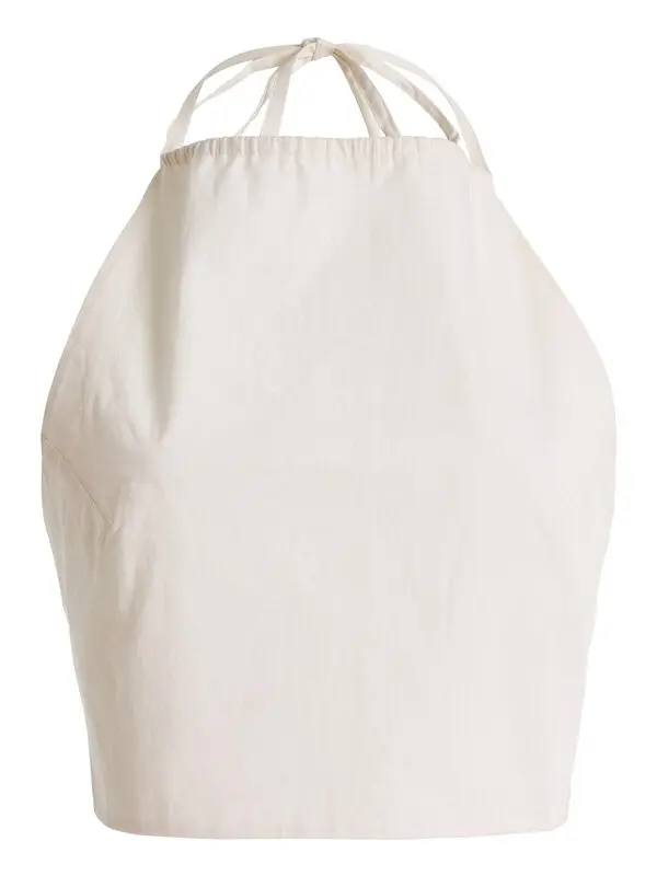 MARLIES GRACE Lou Lou Cotton Top - White