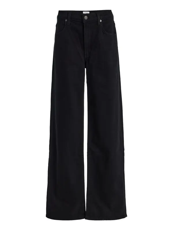 Citizens Of Humanity Annina High-rise Straight-leg Jeans - Black
