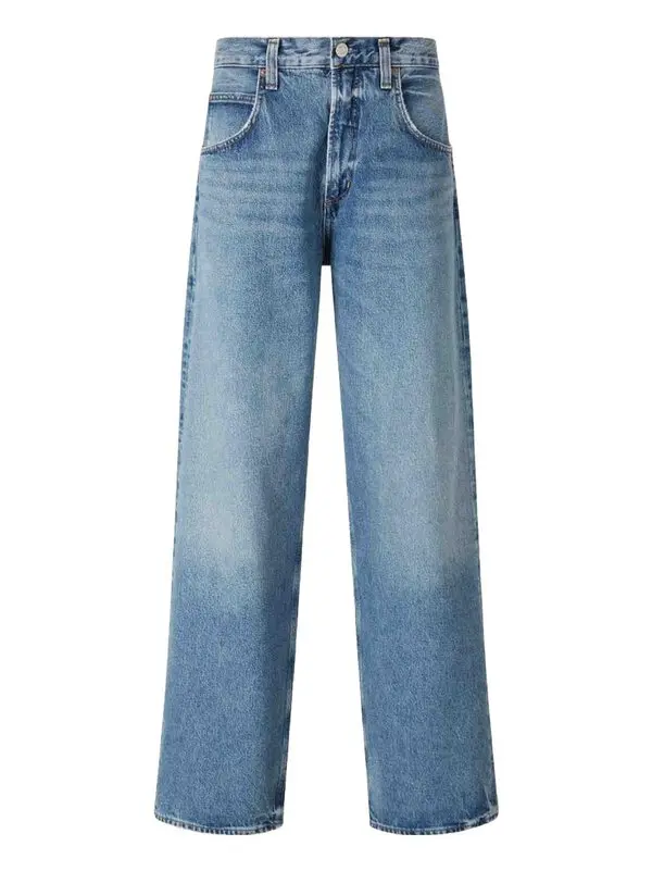 AGOLDE Fusion Wide-leg Jeans - Denim Blue
