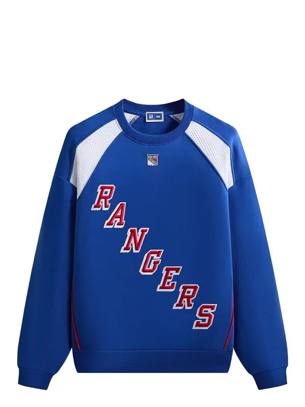 Kith For The New York Rangers Classic Nelson Crewneck - Blue
