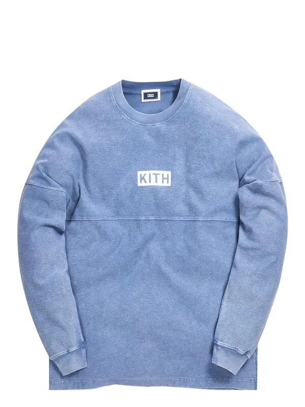 Kith Paneled Long-sleeve Tee - Blue