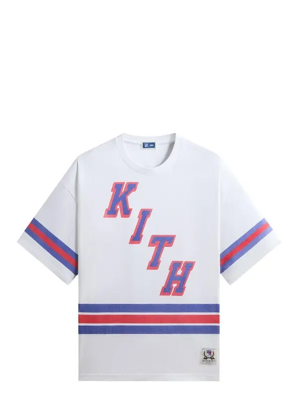 Kith For The New York Rangers Centennial Bishop Tee - White