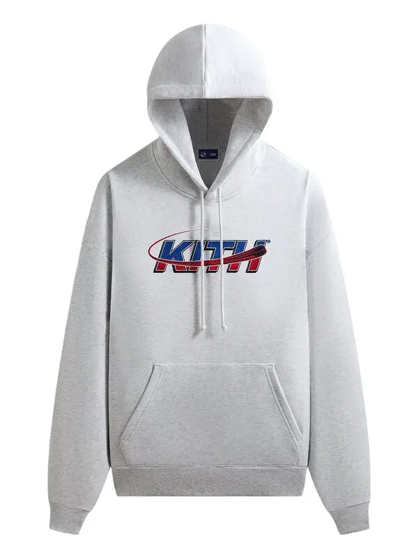 Kith For The New York Rangers Vintage Nelson Hoodie - Grey