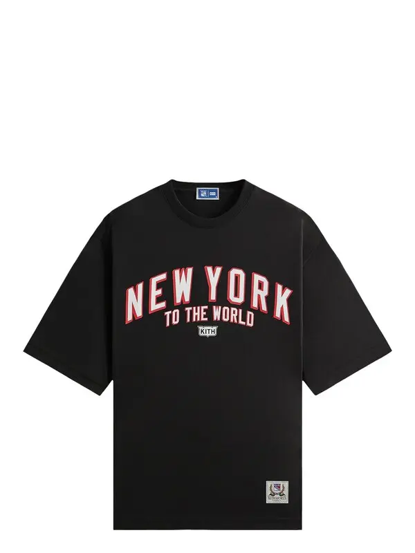 Kith For The New York Rangers Vintage Jones Tee - Black